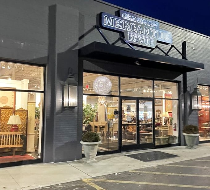 Not all treasure hunts begin with a map. Sometimes they start with a storefront that beckons like a portal to another era.