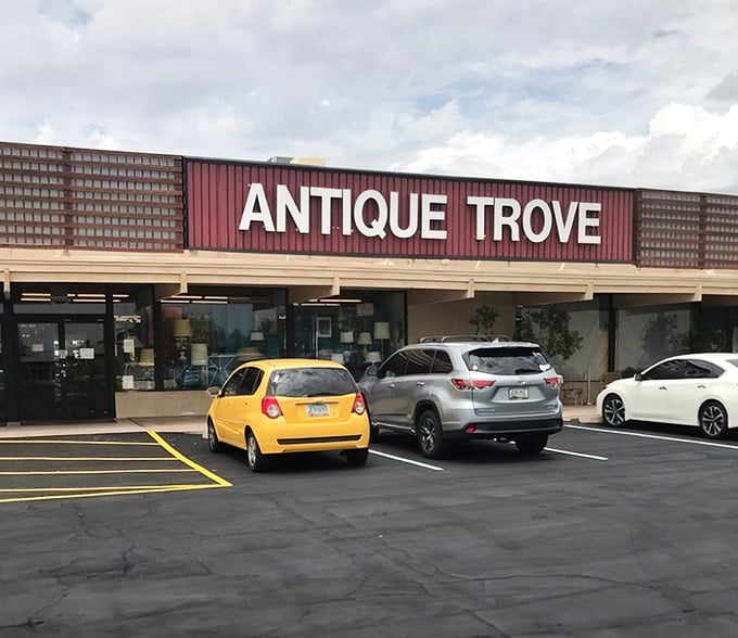 The iconic red signage beckons treasure hunters from across the Valley. Your wallet may enter willingly, but it leaves with separation anxiety.