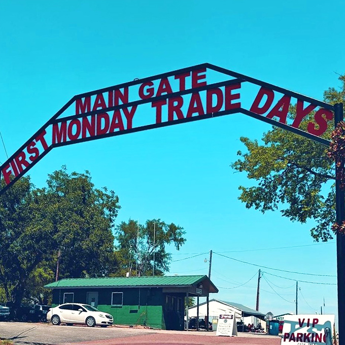 Rows of covered pavilions stretch endlessly, promising discoveries that'll make your storage unit jealous.