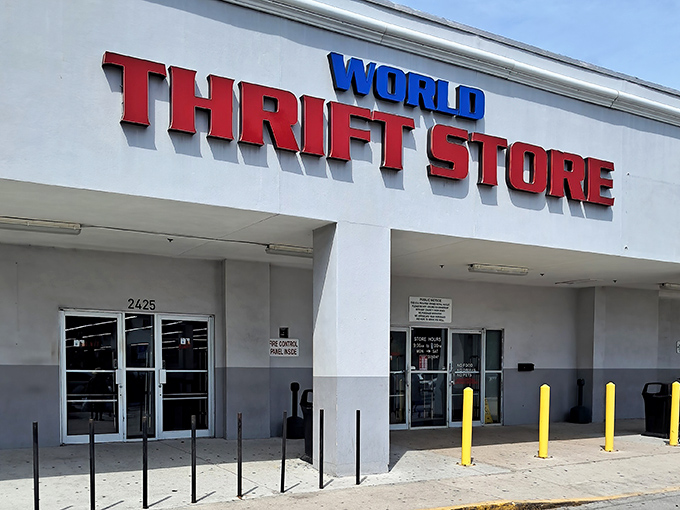 Behind these doors lies retail therapy at prices that won't require actual therapy for your wallet.