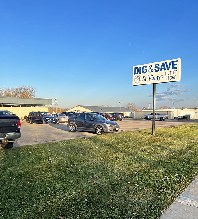 "St. Vinny's" to locals, this thrift mecca's parking lot fills early. Like a good Wisconsin fish fry, the best stuff disappears if you arrive fashionably late.