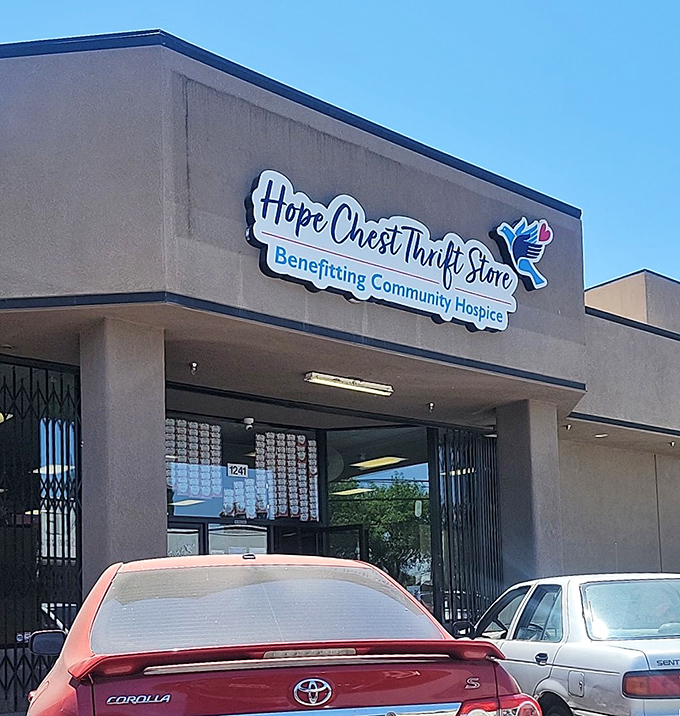 That iconic blue sign promises more than just shopping&mdash;it's an invitation to treasure hunting with purpose.