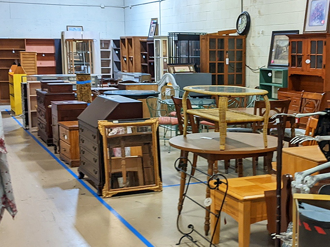 Furniture heaven awaits collectors and decorators alike. That mid-century credenza is calling your name&mdash;can you hear it?