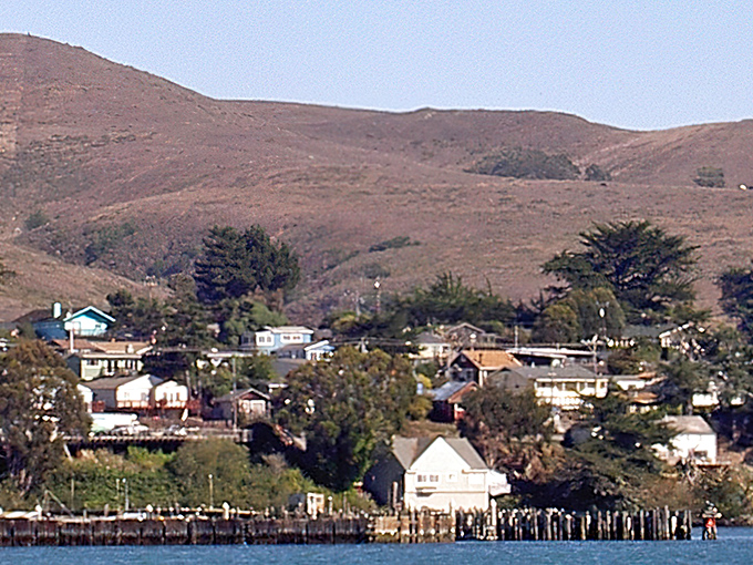 Hillside homes nestled against golden California slopes &ndash; where residents wake up every morning wondering what they did right in a previous life.