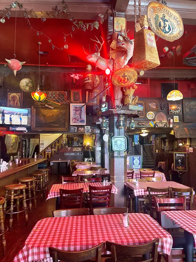 Step inside and find yourself in a museum of delicious chaos&mdash;where taxidermy, memorabilia, and checkered tablecloths create the perfect appetite-enhancing ambiance.
