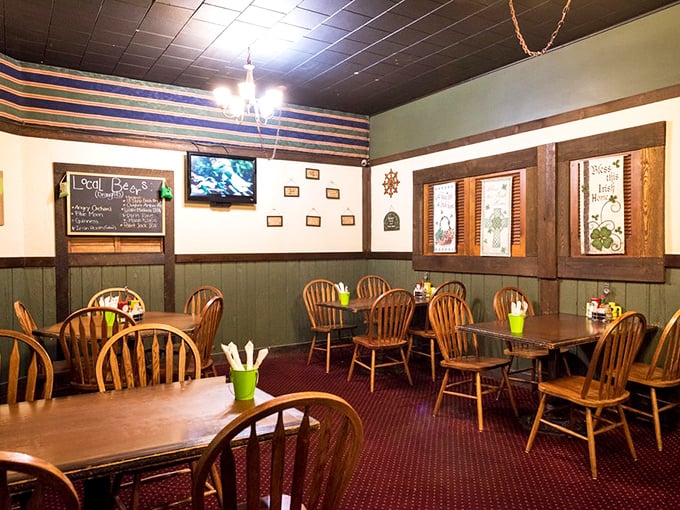 Step inside and you're transported to the quintessential Irish-American pub experience. Those wooden chairs have supported countless happy diners enjoying that famous rib eye.