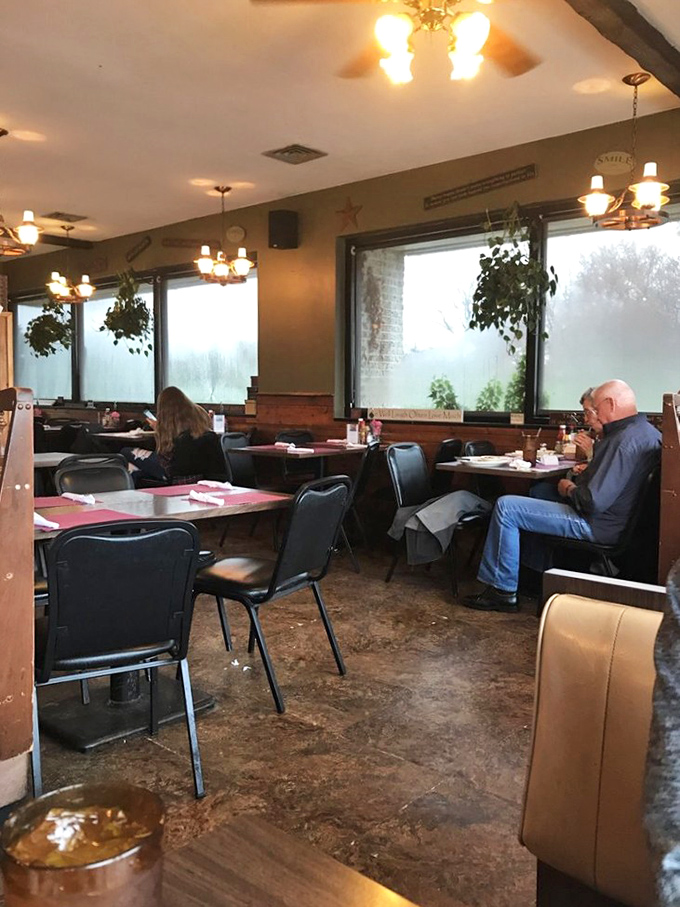 Inside, hanging plants and warm lighting create that rare atmosphere where time slows down. This isn't Instagram-bait design; it's the real deal comfort zone Pennsylvania deserves.