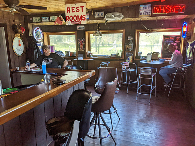 Where everybody knows your order. The warm wooden interior feels like the living room of that cool uncle who always had the best snacks.