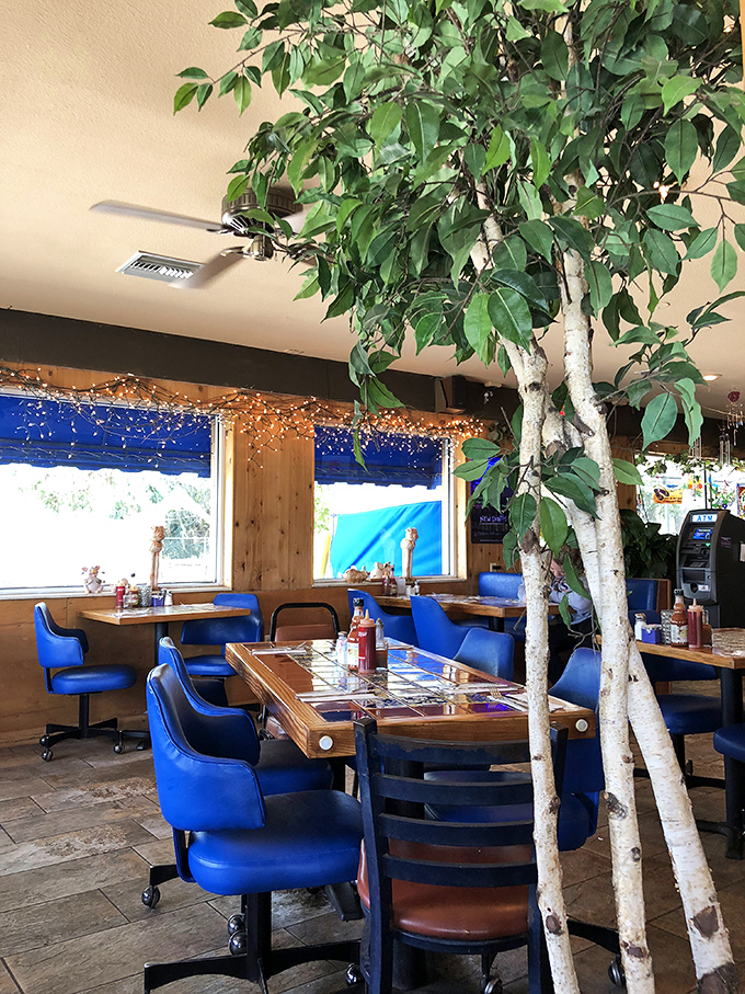 When a tree grows through your dining room, you embrace it like family and keep serving incredible food.