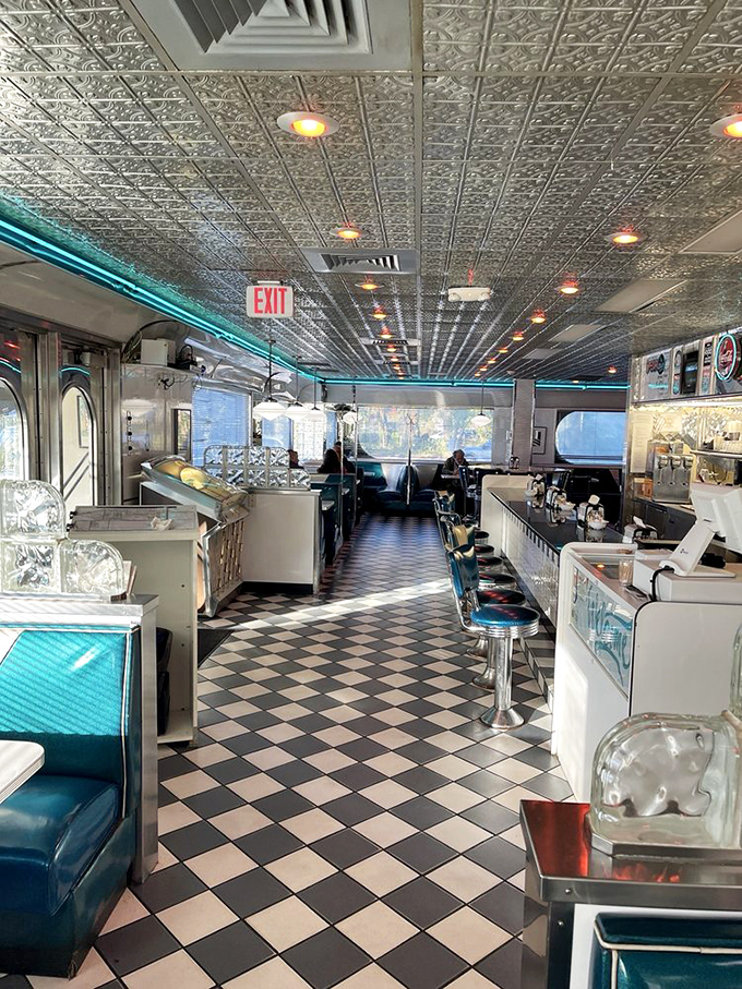 Classic Americana in every detail&mdash;from the pressed tin ceiling to the checkerboard floor. This isn't just a diner; it's a time machine with table service.