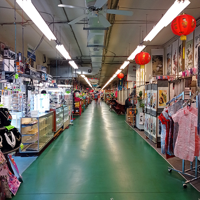 Where shopping dreams come true! These seemingly endless corridors hold more surprises than your grandkid's birthday pi&ntilde;ata.