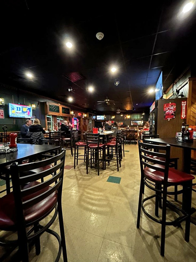 Step inside and you're transported to classic tavern territory&mdash;dark wood, comfortable seating, and an atmosphere that instantly says "stay awhile."