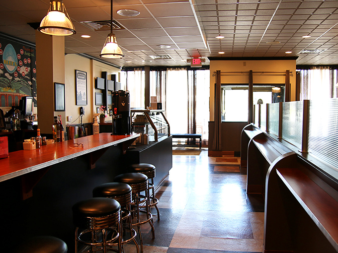 Where breakfast dreams come true. The counter seating offers front-row tickets to the morning symphony of sizzling skillets and coffee pours.