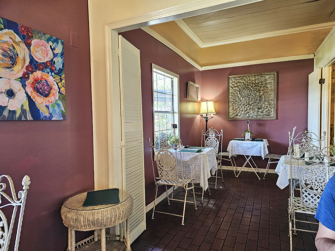 Inside Snow's, the ordered chaos of a bustling barbecue joint unfolds—customers pointing at their selections while staff slice meat with the precision of diamond cutters.