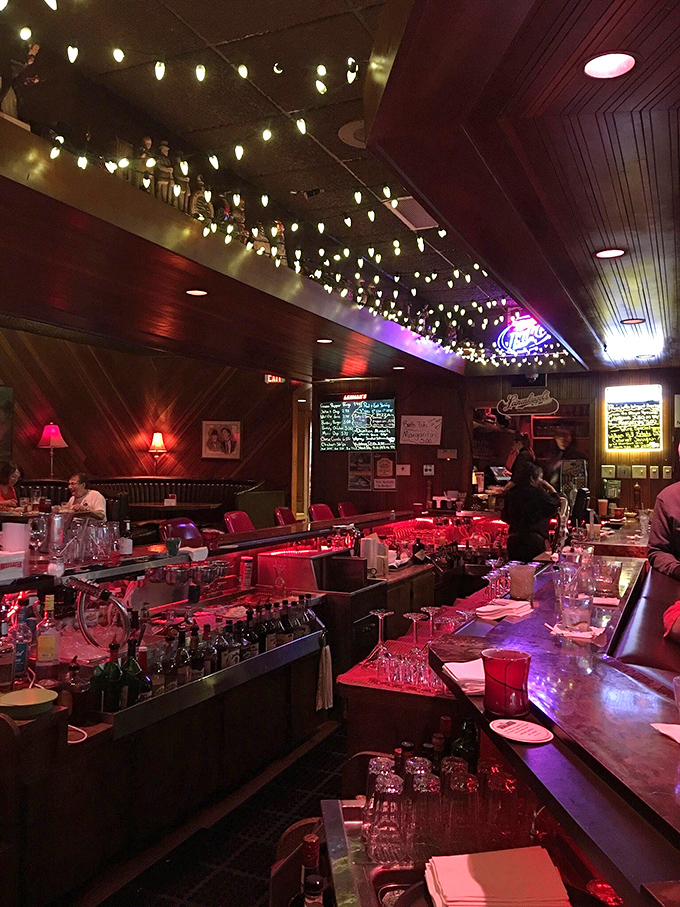 Step into the warm glow of string lights and wood paneling &ndash; Wisconsin's version of mood lighting that whispers, "Stay awhile, friend."