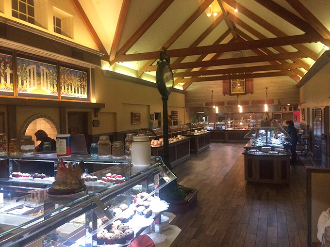 Beneath soaring timber rafters, Hodel's buffet stations stretch like a food lover's yellow brick road, leading hungry pilgrims to delicious destinations.