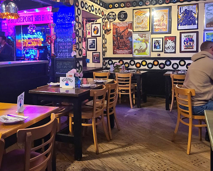 Step inside and you're greeted by a rock 'n' roll shrine disguised as a rib joint. Those vinyl records on the wall have witnessed countless barbecue epiphanies.