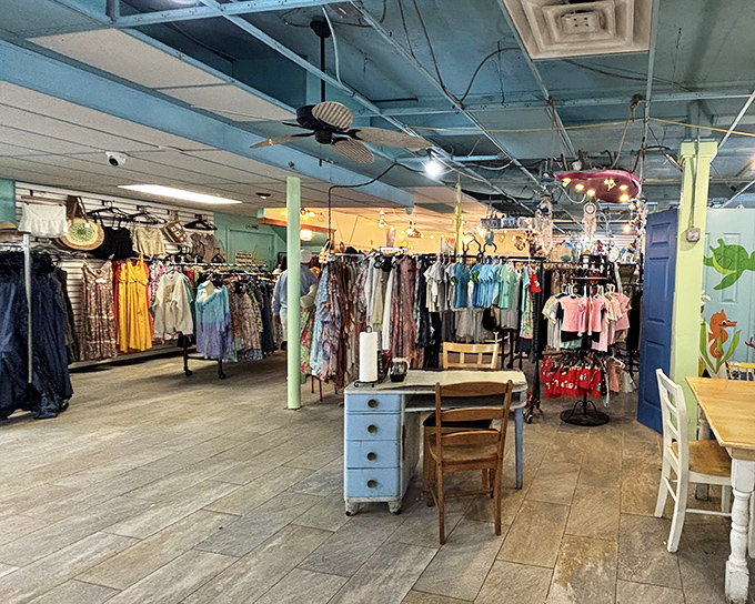 Inside, it's like your favorite aunt's house met a boutique and decided to serve breakfast together.