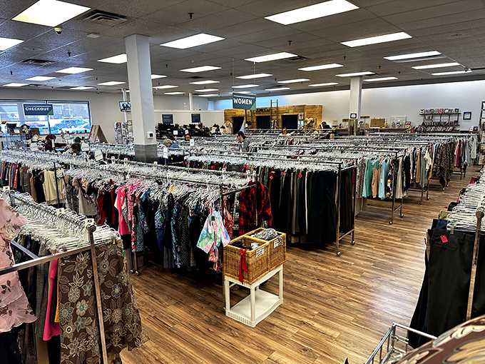 Step inside and prepare for sensory overload &ndash; this isn't your typical thrift store browsing experience.