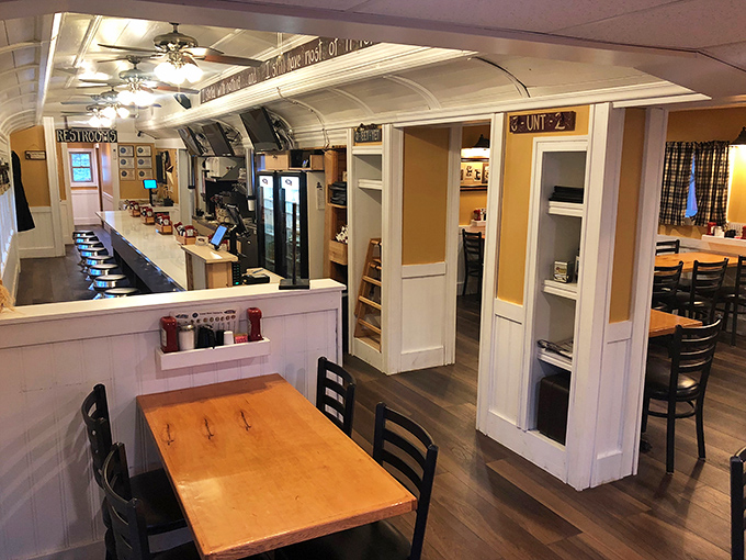 Step into a time machine disguised as a diner. The counter seating offers front-row tickets to the greatest show on earth: breakfast being made with actual care.