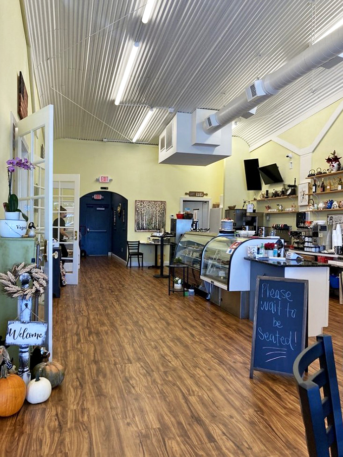 Classic diner booths bathed in cool blue light create the perfect backdrop for both first dates and family reunions. Nostalgia never tasted so good.