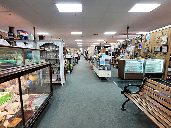 Endless aisles stretch before you like time itself, each one a portal to a different era of American history.