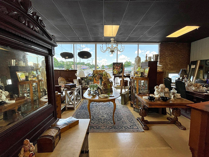 Step inside and discover thoughtfully arranged vendor booths that feel like dozens of mini-museums, each with its own personality and treasures waiting to be discovered.