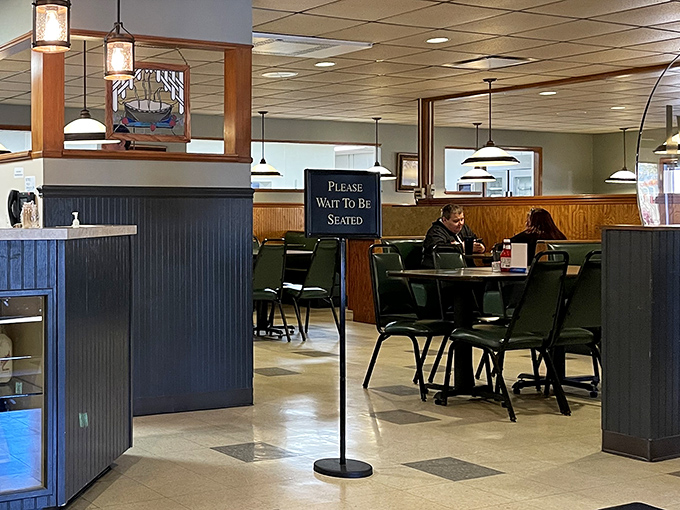 Inside, the classic American diner aesthetic isn't trying to impress Instagram&mdash;it's busy perfecting the art of making you feel instantly at home.