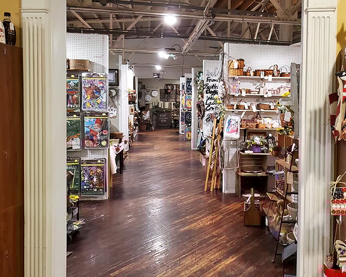 Wooden floors that have witnessed decades of footsteps now guide treasure hunters through a labyrinth of memories and possibilities.