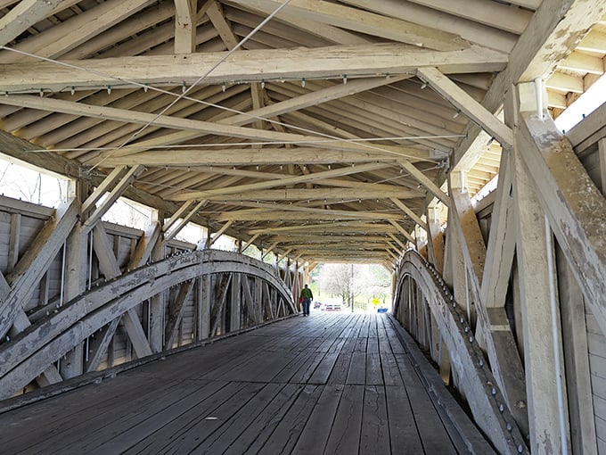 Step inside and those weathered wooden beams tell stories your smartphone camera could never capture completely.