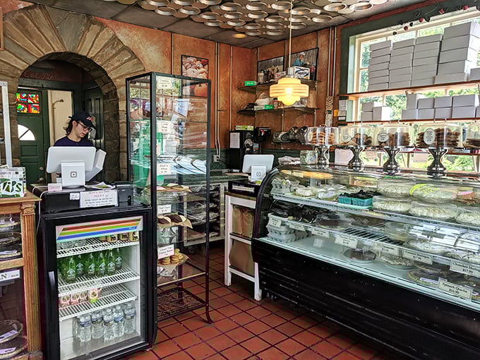 Step inside and breathe deeply; this cozy interior wraps you in warmth like your favorite childhood blanket.