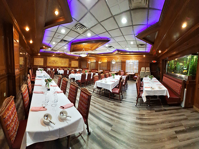 Step inside to discover an unexpected touch of elegance &ndash; white tablecloths and ambient lighting transform this classic diner into something that feels special without being stuffy.