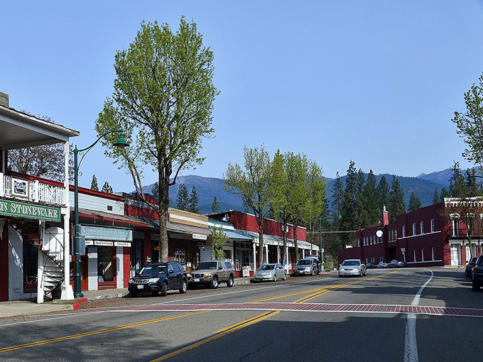 Where mountains meet Main Street &ndash; Weaverville's downtown offers that perfect blend of historic architecture with nature's grandeur as the ultimate backdrop.