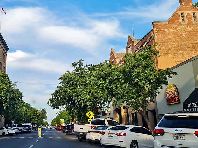 Main Street's vibrant scene offers the perfect balance of activity and calm&mdash;like finding an oasis where parking doesn't require a second mortgage.