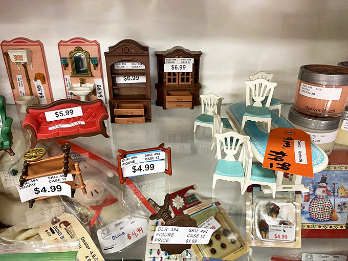 Tiny treasures with big personality. These miniature furnishings prove that sometimes the smallest finds make the biggest impression on your collection.