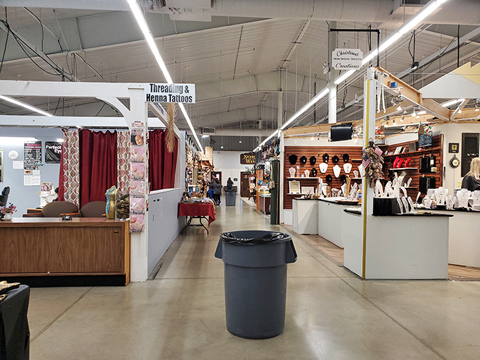 Wandering these wide aisles feels like stepping into a choose-your-own-adventure book where each booth offers a different storyline and potential souvenir.