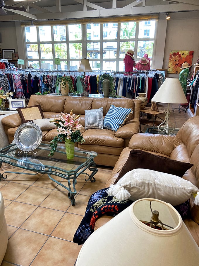 Not just any leather sofa&mdash;this is the "I can't believe this isn't in someone's living room already" centerpiece that makes you question your own furniture choices.