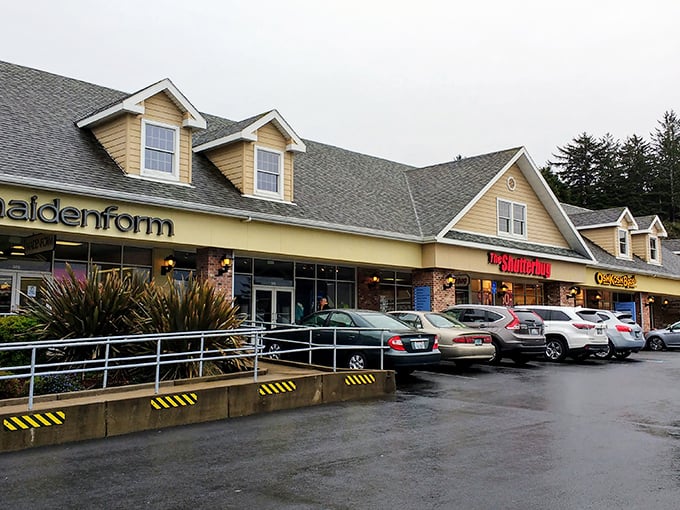 Where else can you find Maidenform, The Shoe Dept, and Oshkosh all in one scenic strip? It's like a fashion treasure hunt with ocean air.