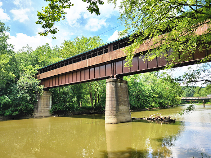 Peek beneath this architectural marvel and discover the engineering genius that keeps dreams afloat above flowing waters.