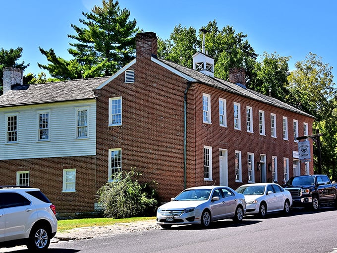 This brick beauty has been welcoming travelers since stagecoach days. The historic tavern looks ready for its close-up in a period drama.