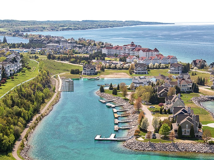 Bay Harbor's stunning shoreline looks like a postcard come to life, with turquoise waters that could make the Caribbean jealous.