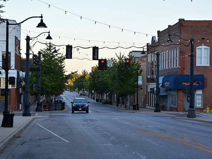 In Belleville, string lights crisscross above the streets, ready to transform an ordinary evening into something magical once the sun sets.