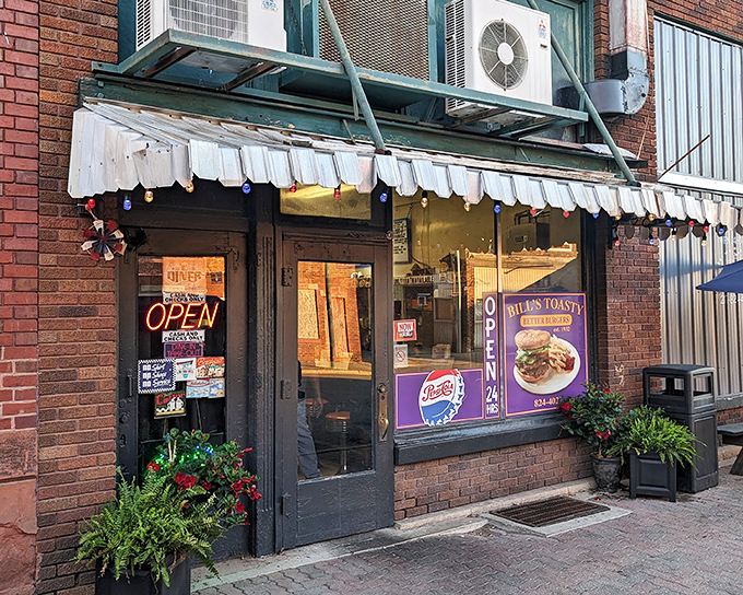 Behind that humble storefront lies burger magic that's been perfected over decades. No Instagram filters needed here.
