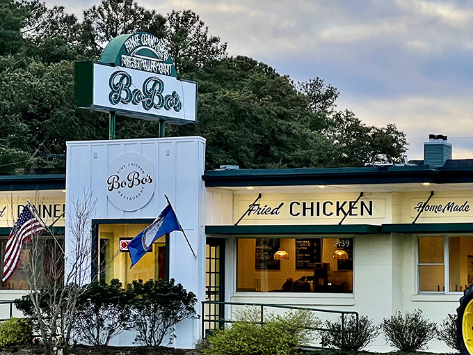 That "Fried Chicken" sign isn't just words—it's a promise they deliver on with every crunchy, juicy bite.