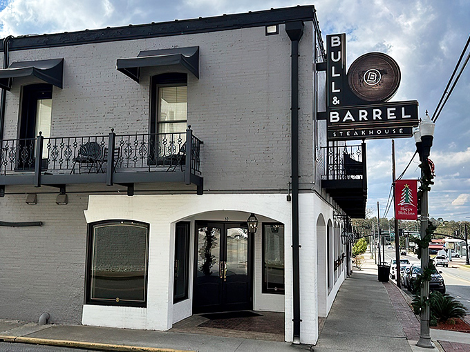 Bull and Barrel's classic white brick exterior hides a carnivore's paradise waiting to be discovered.