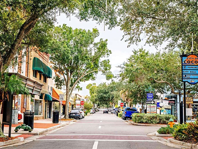 Cocoa's tree-lined streets invite leisurely strolls where conversations with neighbors happen naturally, not through scheduled coffee dates.