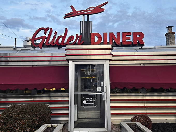 The Glider Diner's iconic airplane sign has been guiding hungry Scrantonians to comfort food paradise since before The Office made the city famous.