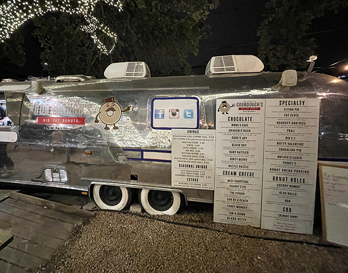 An Airstream trailer transformed into donut headquarters? Only in Austin, folks. The menu alone is worth the trip.