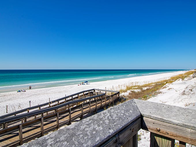 Beach perfection that doesn't require a passport! Grayton Beach's crystal waters and powdery sand rival any Caribbean postcard you've ever received.