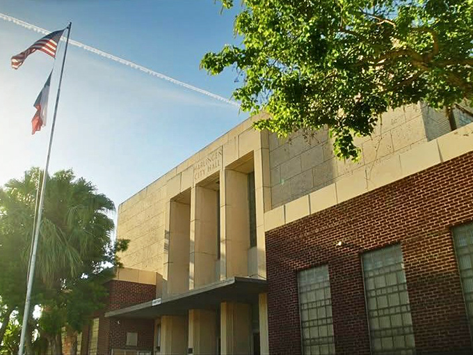 This municipal building might not scream "vacation destination," but Harlingen's charm isn't about showing off.